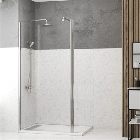 Pack Paroi De Douche Et Volet Pivotant 10040x200 Cm Verre