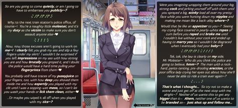 Fxm When The Woman Is The Train Molester Two Parts Instant Loss