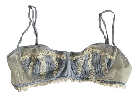 Vintage Bralettes Sheer Lace Bralette Lingerie Lingerine