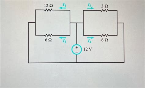 solved determine i1 i2 i3 and i4 shown below