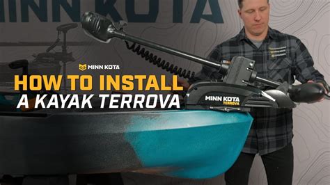 Kayak Terrova Trolling Motor Installation Overview Minn Kota Youtube