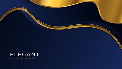 Elegant Premium Blue And Gold Background Luxury Background For Award