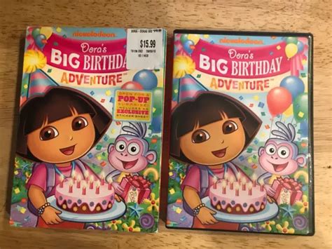 Dora The Explorer Dora S Big Birthday Adventure Dvd Pop Up 60378 The