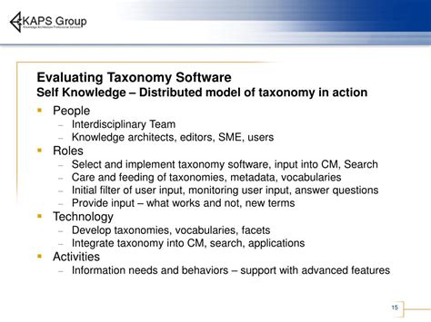 Ppt Selecting Taxonomy Software Who Why How Powerpoint Presentation