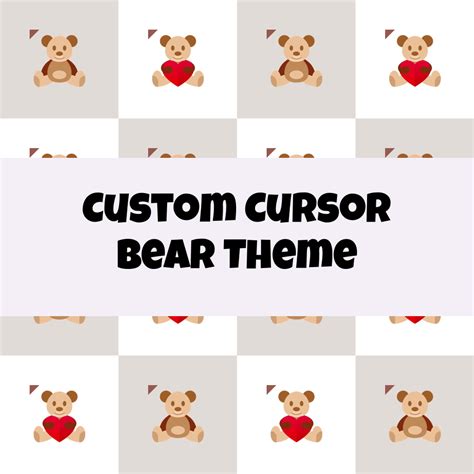 Cursor Custom Cursor Bear Theme For Chrome Cursor Space