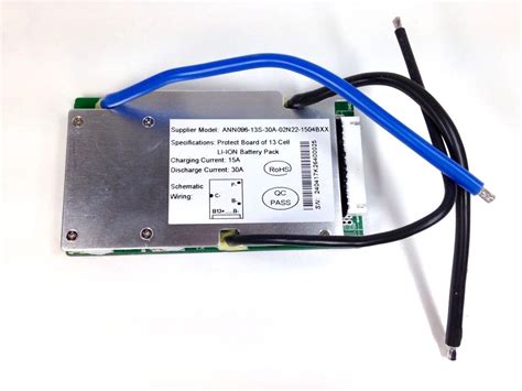 Bms 13s 48v с балансиром схема подключения
