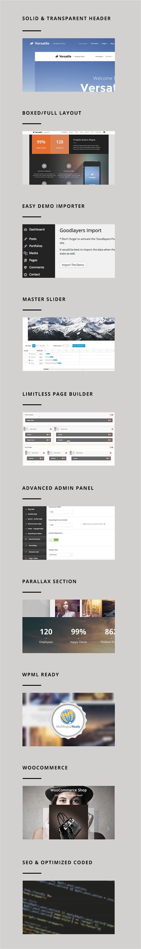 WP Theme Of The Day Versatile Responsive Multi Purpose WP Theme Designbeep