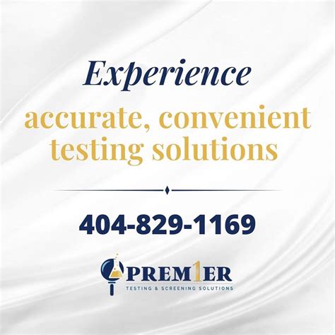 Premier Testing And Screening Solutions Atlanta Ga