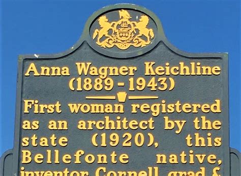 Markerquest Anna Wagner Keichline Bellefonte Centre County