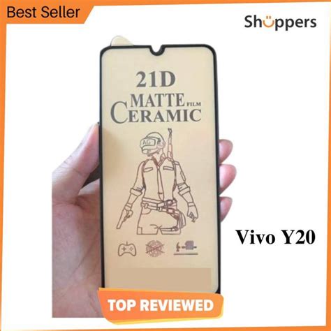 Vivo Y20 Ceramic Matte Sheet Unbreakable Fiber Protector Sheet Matte