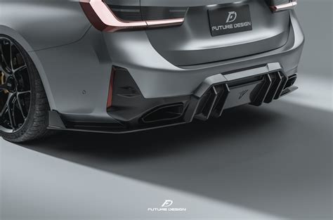 Future Design Fd V1 Carbon Fiber Rear Diffuser For Bmw G20 G21 3 Ser Future Design Carbon