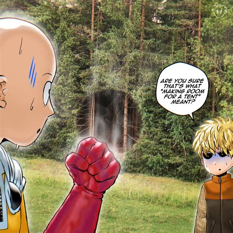 Saitama And Genos One Punch Man Drawn By Devovas Danbooru