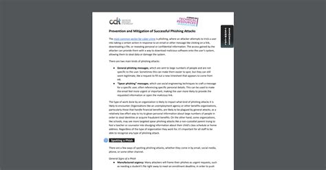 Prevention And Mitigation Of Successful Phishing Attacks Center For Democracy And Technology
