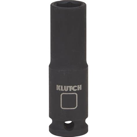 Klutch Deep Impact Socket — Sae 38in Drive Northern Tool