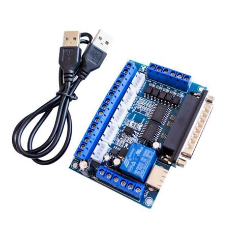 Unbranded 1 5 Axis Cnc Interface Adapter Breakout Board For Stepper Motor Driver Mach3