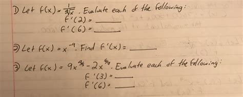 solved let f x 1 2 squareroot evaluate each of the