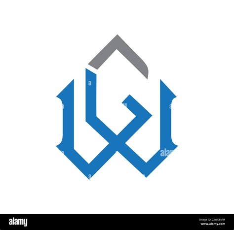 Wg Logo Design Vector Template Initial Wg Letter Logo Design Initial