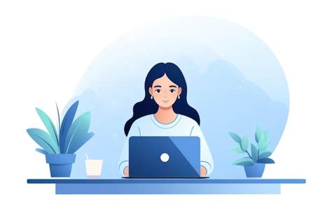 Video Tutorial Computer Laptop Adult Premium Ai Generated Image