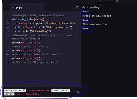 Why Does My Function Print None Python Faq Codecademy Forums