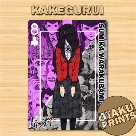 Kakegurui Momobami Clan Photocard Sold Per Piece Shopee Philippines