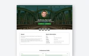Professional HTML CSS Resume Templates For Free Download And Premium Super Dev Resources