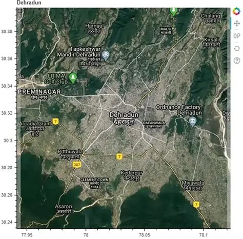 Python Bokeh Plot For All Types Of Google Maps Roadmap Satellite Hybrid Terrain