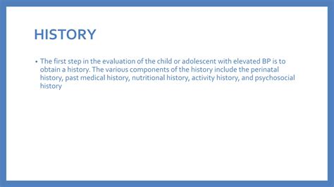 Pediatric Hypertension Workup And Evaluation Ppt