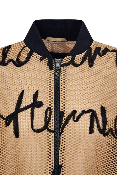 Herno에르노 여성 로고 패턴 네트 집업 코트 Sivillage 에스아이빌리지 Herno에르노 여성 로고 패턴 네트 집업 코트 Sivillage 에스아이빌리지