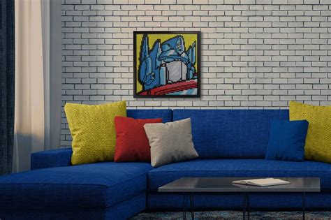 Lite Brite Wall Art Transformers Edition Lighted Wall Art For Fans Of
