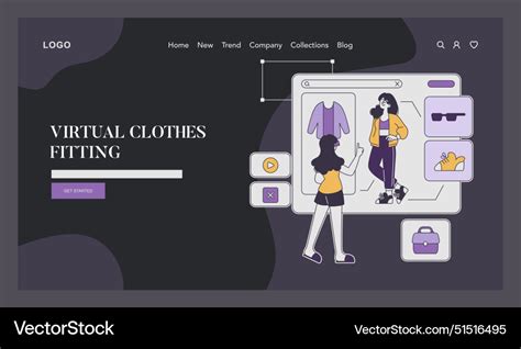 Fashion Tech Flat Royalty Free Vector Image Vectorstock