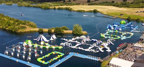 Cliff Lakes Aqua Park And Water Assault Course In Tamworth The
