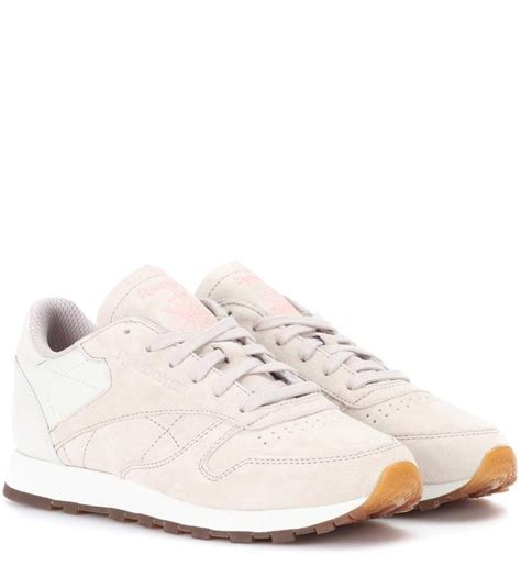 Classic Leather Eb Cream Leather Sneakers Reebok Classic Leather