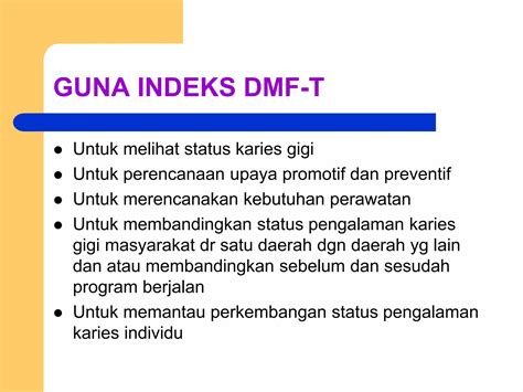 Indeks Dmf T Ppt