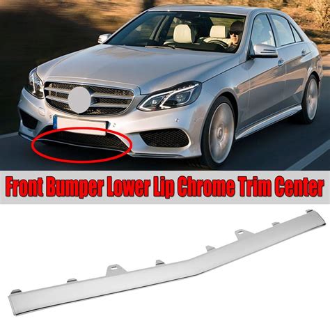 Buy Car Center Side Front Bumper Lower Lip Chrome Trim For Mercedes