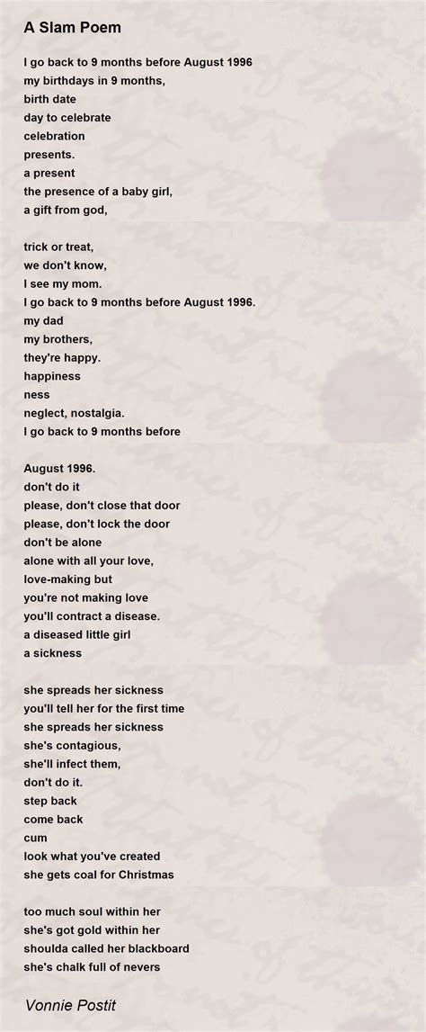 Examples Of Slam Poetry How To Write Slam Poetry Examples Puqum