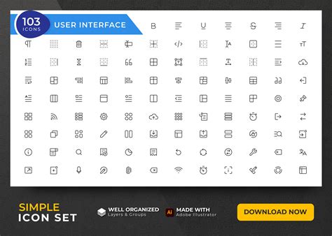 Ui Ux Icon Set User Interface Icon Set Graphic By Rirafiq · Creative