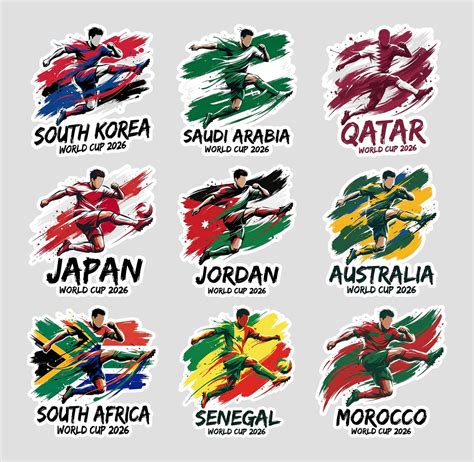 World Cup 2026 Countries Png Bundle International Soccer Country