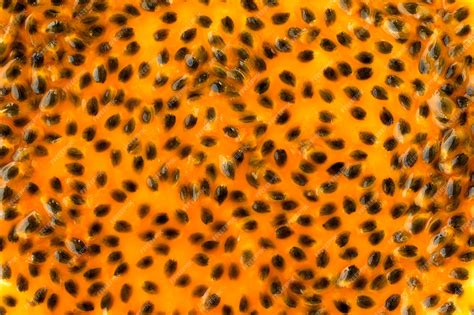 Premium Photo Passion Fruit Juice Close Up Texture For Background