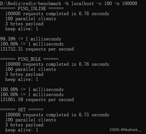 Redis利用benchmark工具进行性能测试redis Benchmark 性能测试 Csdn博客