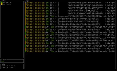 Github Dmarciniakloga Console Ui Application To Read Logs From