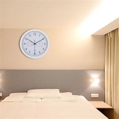 Senew Outdoor Clock With Hygrometer Wall Clock Outdoor Wall Clock 12