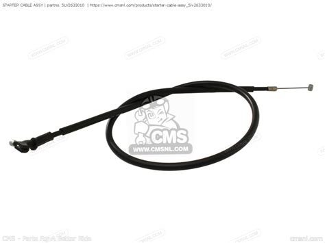 5lv2633010 Starter Cable Assy Yamaha Buy The 5lv 26330 10 00 At Cmsnl