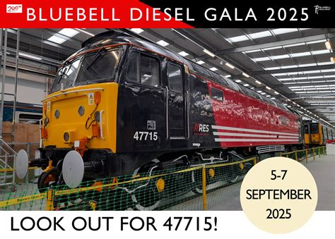 Bluebell 🚨 Gala Debut Livery Alert 🚨 Class 47 No 47715 Will Be