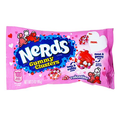 Nerds Gummy Clusters Valentine Edition Pouch 85g The Lolly Barn