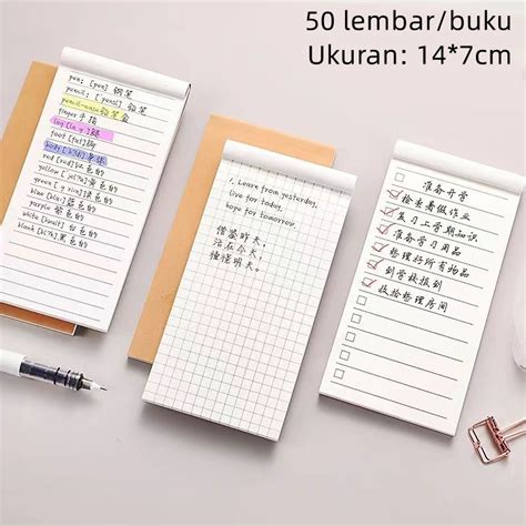 Jual Catatan Portabel Mini Notepadnotebook Kecil Kantor Sekolahbuku
