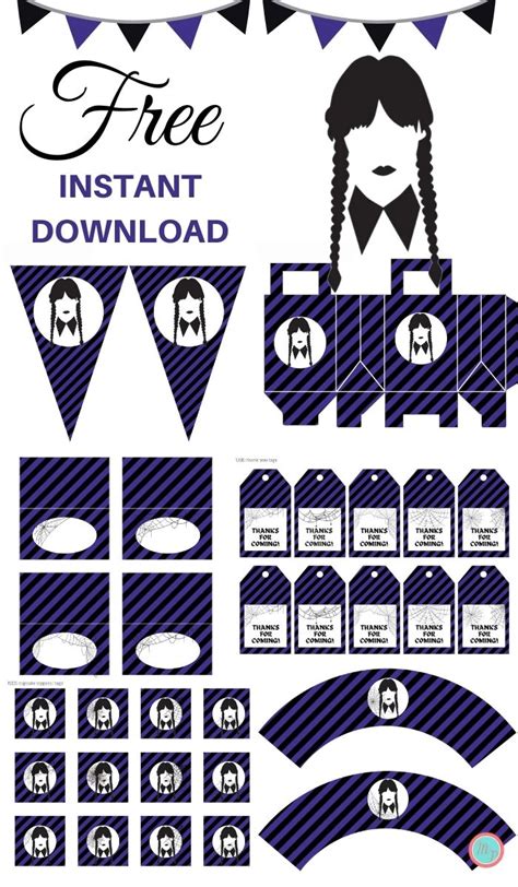 Free Wednesday Party Printable Printabell • Express