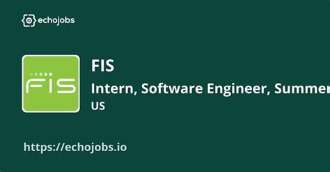 Fis Is Hiring Intern Software Engineer Summer Fis University Program
