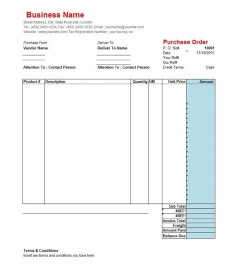 Sample Of 37 Free Purchase Order Templates In Word And Excel Tiling Quotation Template Doc
