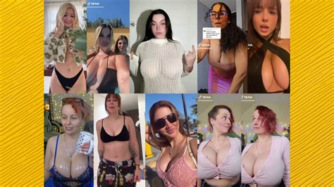Huge Boobs No Bra Hard Nipples 99 Big Bank Tiktok C