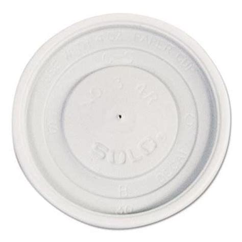 Solo Cups 4 Oz Polystyrene Vented Hot Cup Lids White